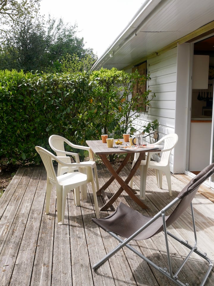 Appartement Plain-pied Dans Villa - 900 M Plage - Labenne