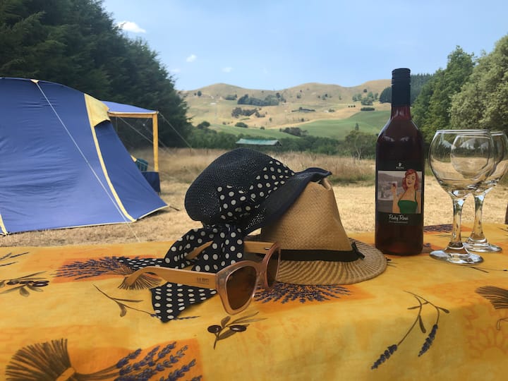 Peaceful,simple Glamping With River View! - New Zealand