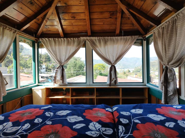 Calido Y Acogedor Dpto Tipo Cabaña En Un 2do Piso - Valle de Bravo