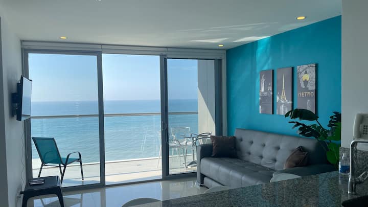 Beachfront Apartment On Best Building In Cartagena - Cartagena