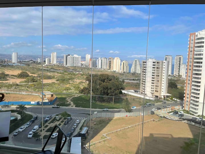 Acogedor Depto.  Piscina Temperada Y Aire Libre - Concón