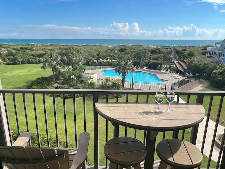 Rock’n View Of Ocean & Pool Tennis  (3bdr 2ba) - Atlantic Beach, NC