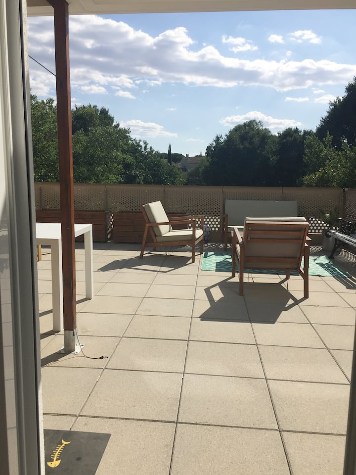 Appartement Spacieux Avec Grande Terrasse - Castelnau-le-Lez