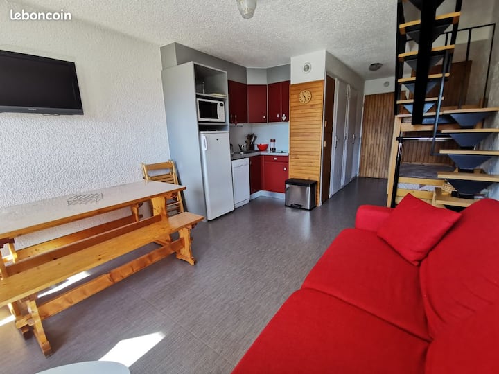 Duplex 4-6 Pers. Avec Balcon Et En Pied De Pistes - Lac Guichard