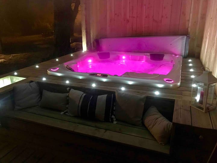 Maison Proche Lac Et Océan Avec Jacuzzi Privatif - Lac d'Hourtin