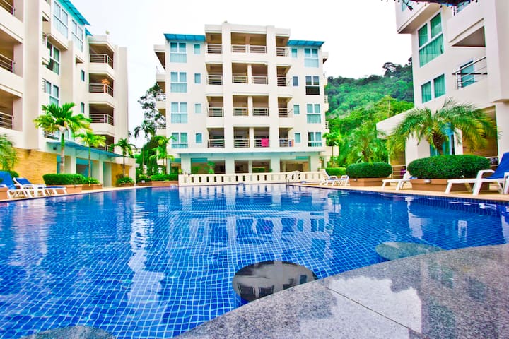 Quiet Family Friendly 2 Bed 1 Bath Condo (C303) - Patong Beach