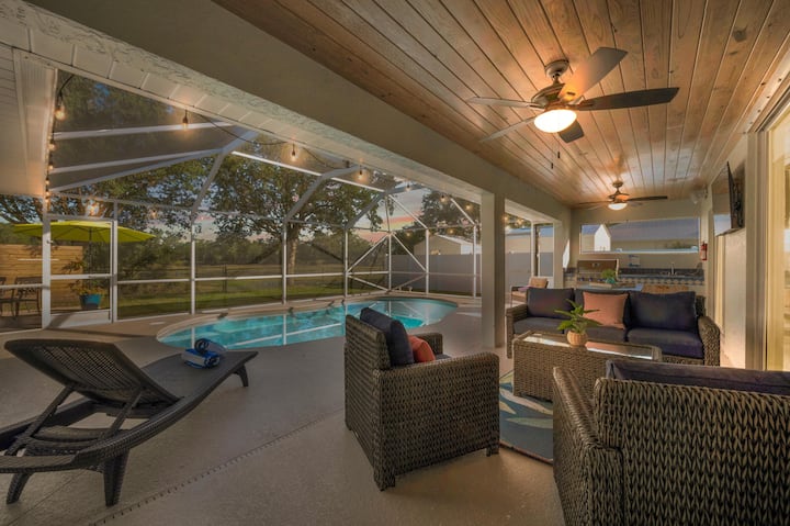 Gorgeous Home W/private, Heated Pool & Marsh View - Port St. Lucie, FL