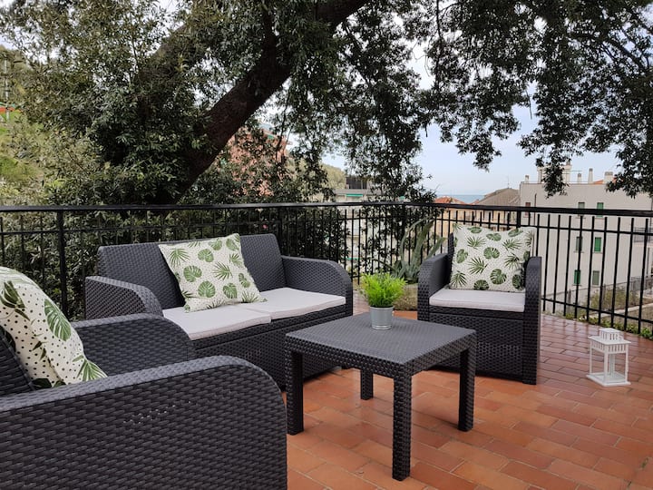 Garden Apartment - Sea View - Celle Ligure