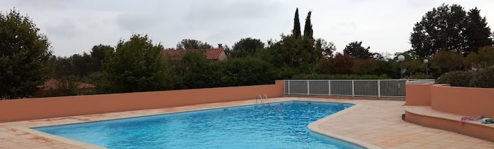 Studio Biot - Sophia, Résidence Calme Avec Piscine - Antibes
