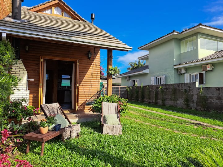 Chalé D'oliva: Cesta Café Da Manhã, Lareira, Hidro - Torres