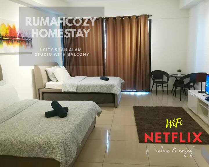 I-city Studio Suite /Wifi/netflix/theme Park View - Shah Alam