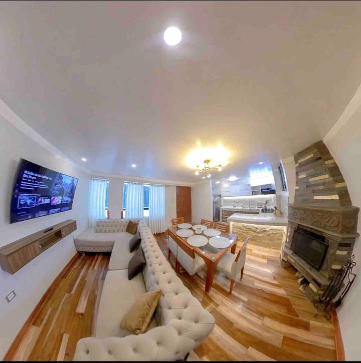 Appartement Neuf Avec Cheminée Dans Le Centre - Peru