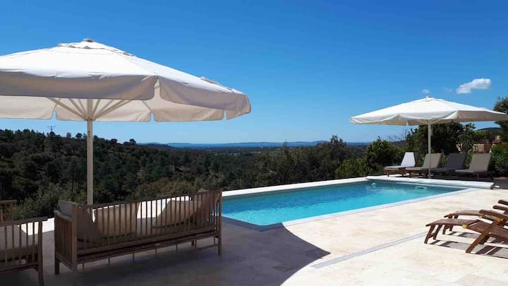 Villa De Charme Piscine Vue Mer Exceptionnelle - Hyères