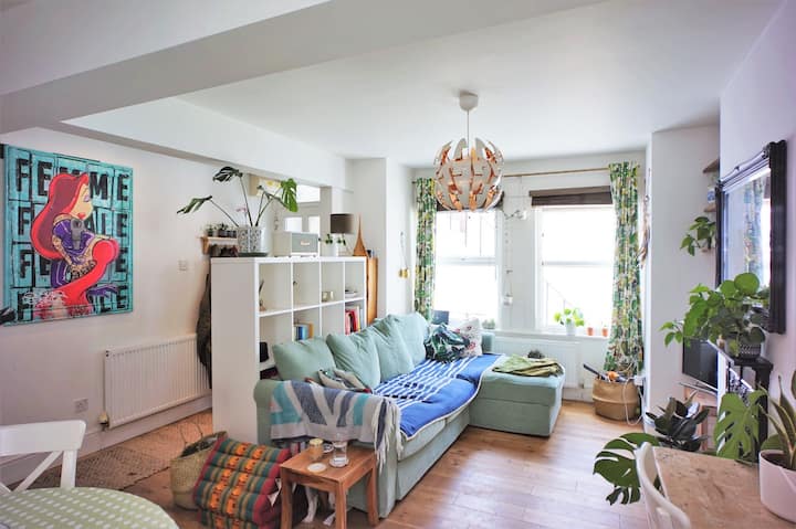 2 Bed Flat, Dedicated Workspace, Private Garden - Brighton & Hove