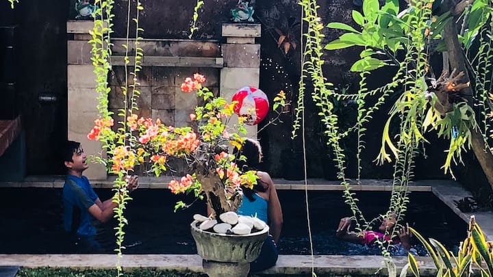 Family Cozy Vacation Home Private Pool In Jimbaran - Bali