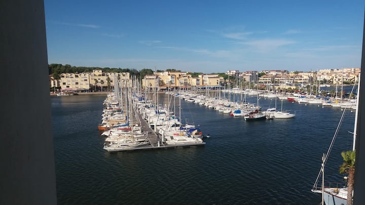 Appartement Tout Confort Vue Port Exceptionnelle - Gruissan