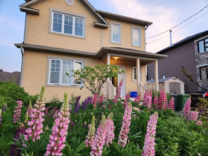 Maison Chaleureuse Et ÉNergétique Et Florale - Sherbrooke