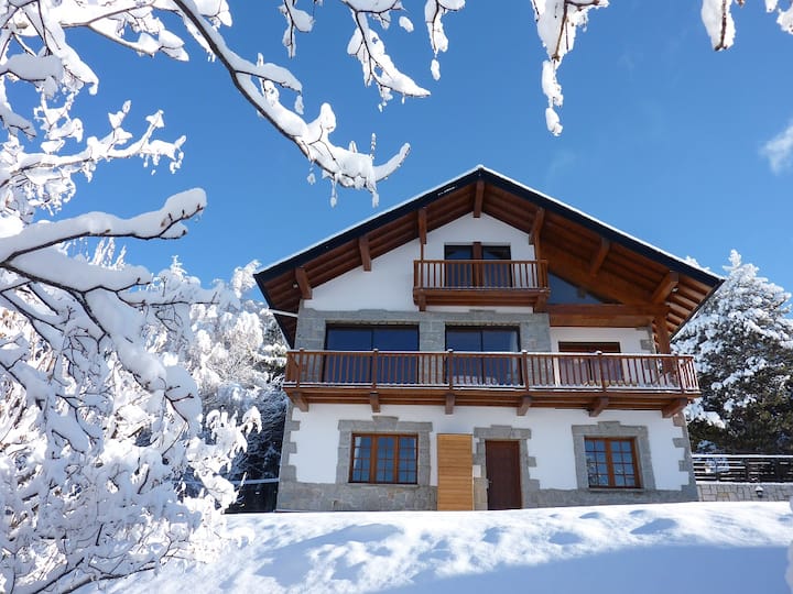 T2 4/6p Rdc Chalet Plein Sud 50m2 Sur Terrain Clos - Bolquère