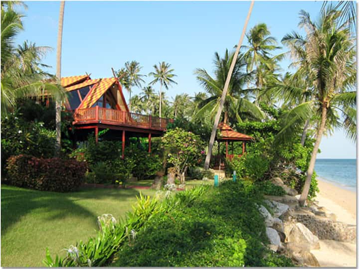 Pad Thai - 5br - Beachfront - 1km From White Lotus - Ko Pha Ngan