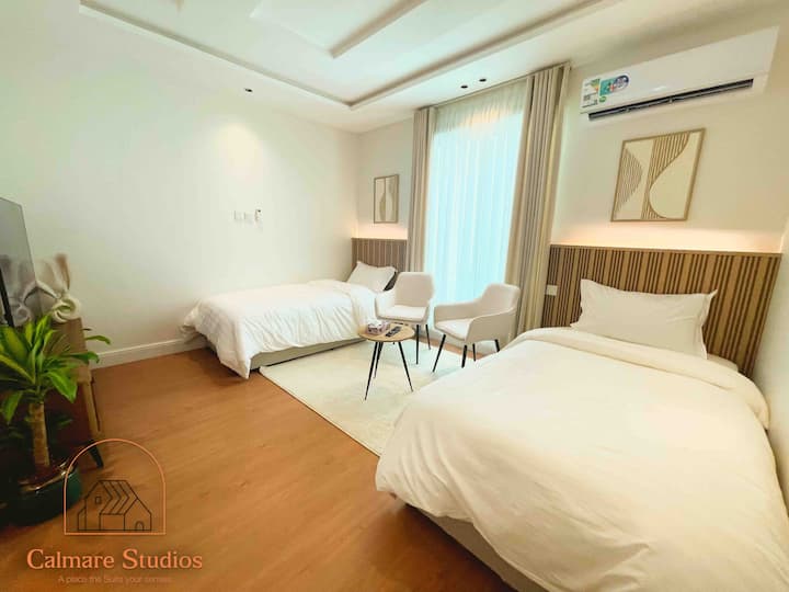 Cozy 2 Beds Studio With Self-entry - Riyadh King Khalid Airport (RUH)