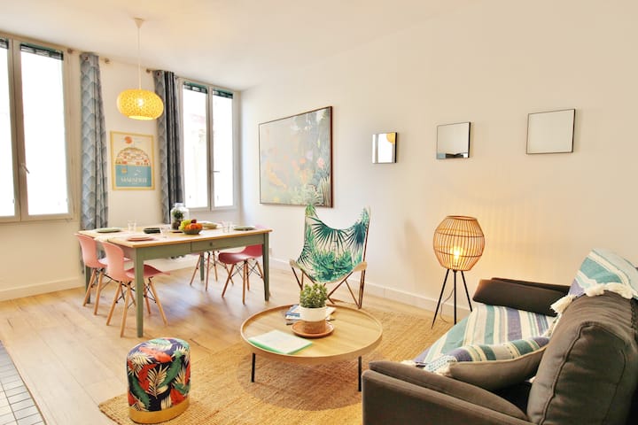 Charmant 45m²- Panier- Bail Mobilité - Gare de Marseille-Saint-Charles