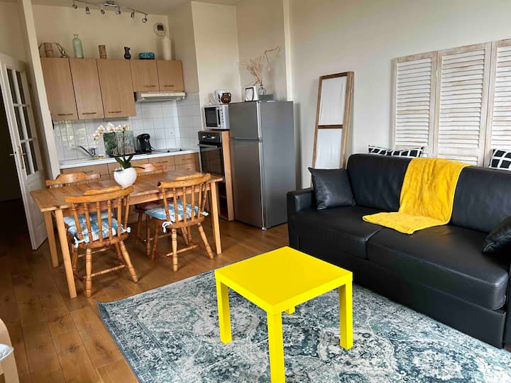 Studio: Repos,mer,forêt,golf, T.tennis,équitation - Lac des Miroirs