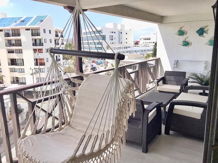 Apartamento Moderno A 1 Cuadra De Playa Principal - San Andrés