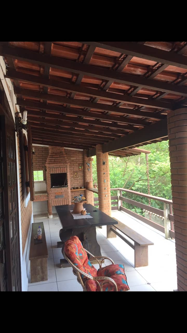 Casa Com Vista Pra Ilha Bela Cond. Fechado Wi-fi - Ilhabela