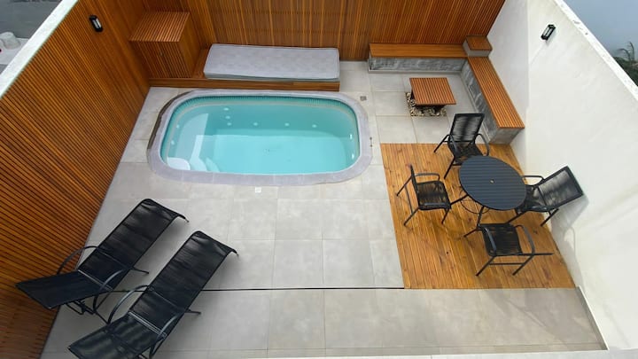 Conforto E Piscina - 3 Suítes Panorâmico Garopaba - Garopaba