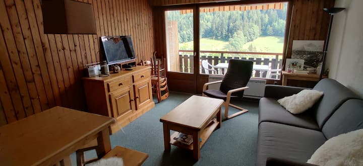 Le Grand-bornand : Appartement Avec Vue - La Clusaz