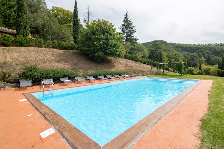 Farmhouse W/ Lawn & Pool Vacavilla Exclusive - Cortona