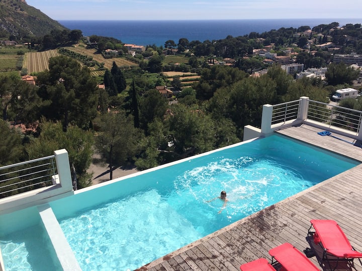 Chambre en terrasse piscine Cassis 1 - Maisons à louer à Cassis ...