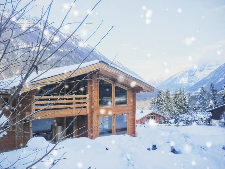 Chalet 14 P Cadre Et Vue Magnifique - Les Houches