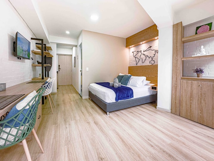 In202 Loft Moderno | Ubicación Central |Wifi350mb - Cali