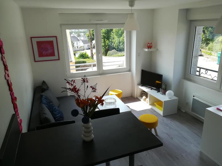T2 Cosy, 2mns Centre Et Parc Expos, Parking Privé - Quimper