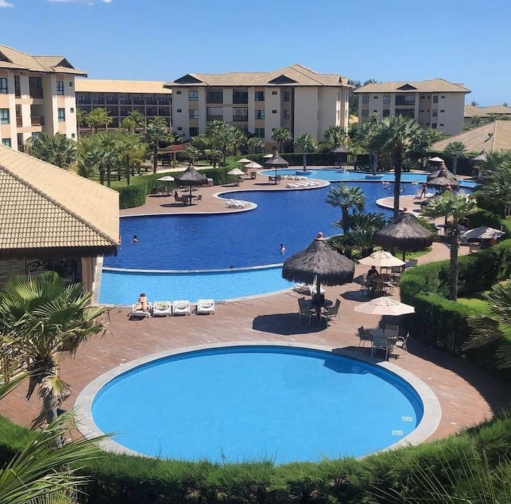 Flat Com Vista Privilegiada Para Piscina E Para O Mar. Cem Por Cento Mobiliado. - Ceará