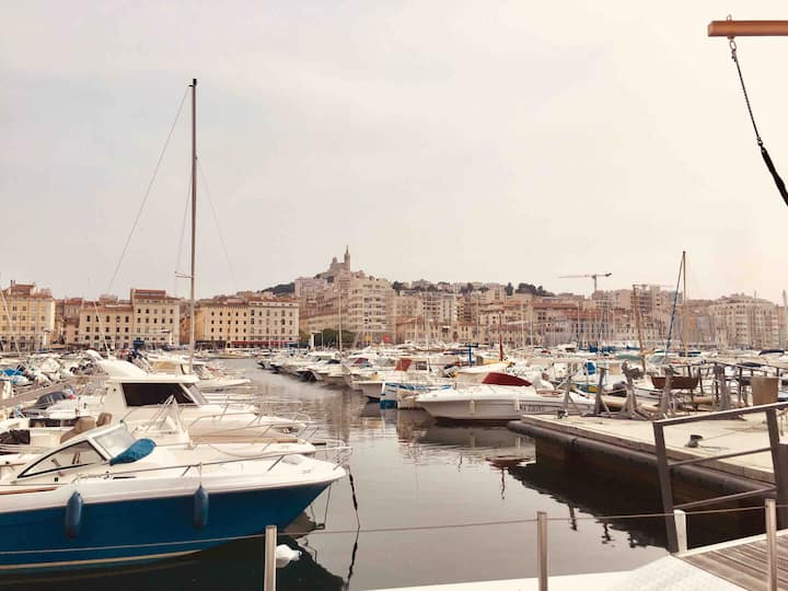 Vieux Port B -Confort Et Clim - 2 Pas Vieux Port - Marseille
