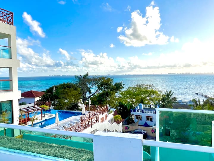 Beautiful Villa With Ocean Views & Private Pool - Isla Mujeres