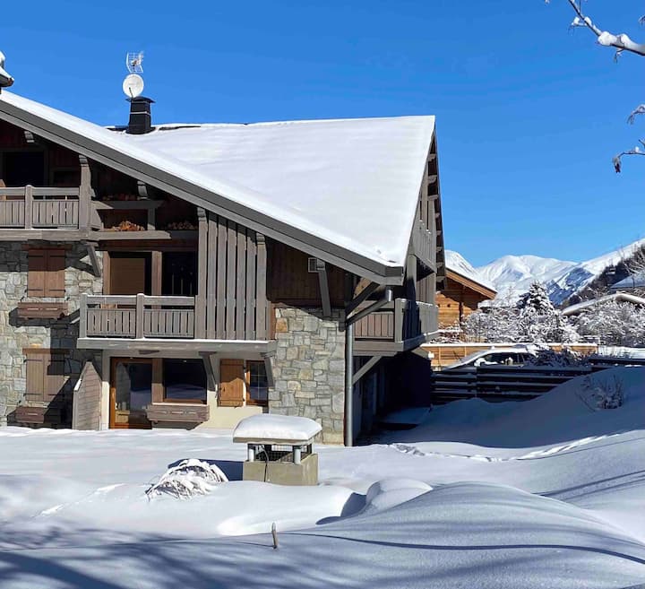 Apt T3, 150m2 Jardin Clos, 2 Ch, Garage, Pied Pist - Les Deux Alpes