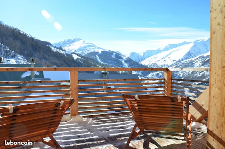 Charming Duplex Nach Süden 8pers, 3 Ch - Valloire