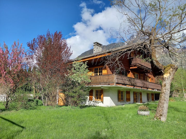 Appartement Avec Jardin En Bas D'un Chalet Ancien - Argentière