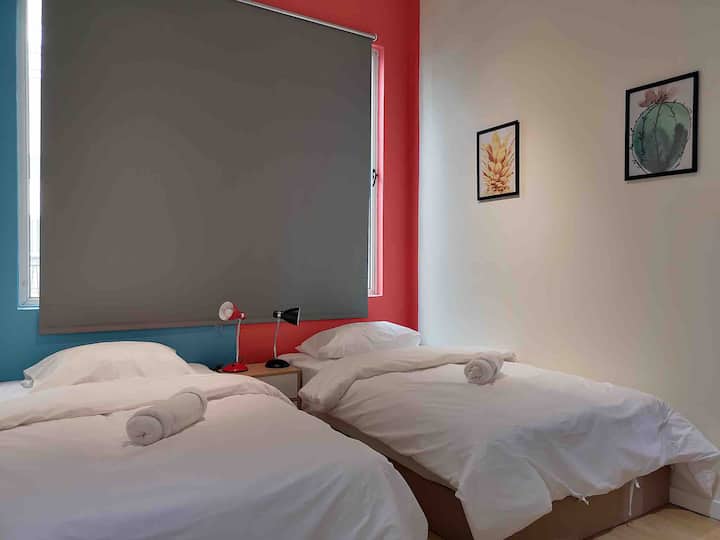 #3 Twin Room @ Hut Co-living Trx | 500 Mbps Wifi - マレーシア