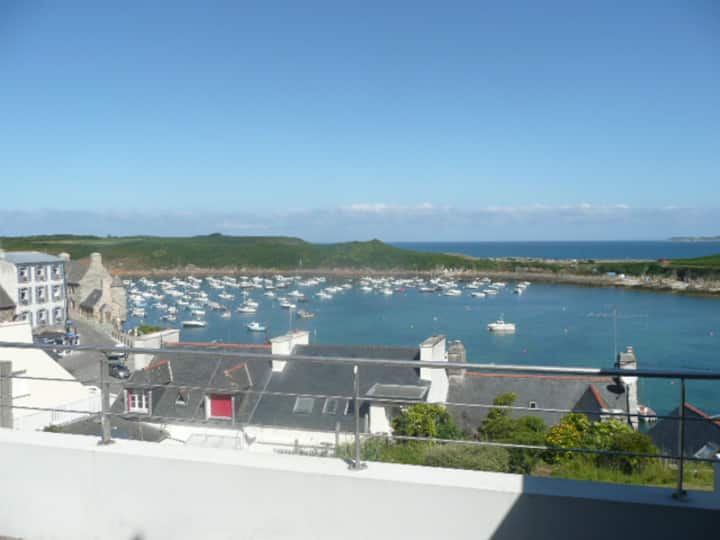 Magnifique Vue Sur Le Port Au Centre Du Conquet - Le Conquet