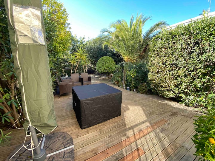 Only 60m To Beach-2bedr. Cozy Apartm.-80 M2 Garden - Théoule-sur-Mer