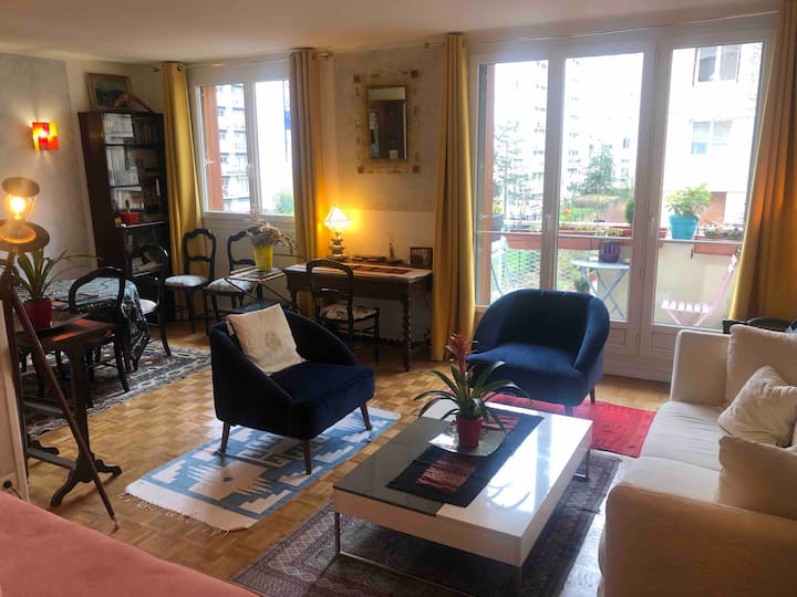 Family Apt 3 Bdr Near Tour Eiffel 2 Bth + Parking - Clamart