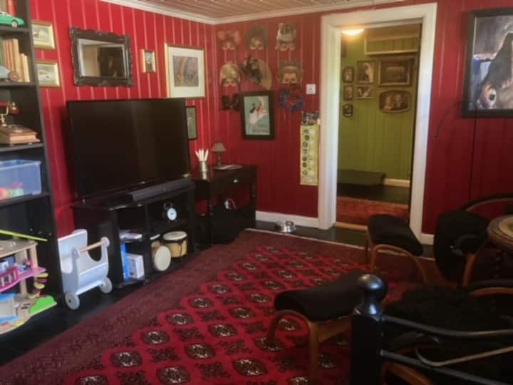 Eget Rom I Husets Underetasje På Idylliske Enrum - Kristiansand