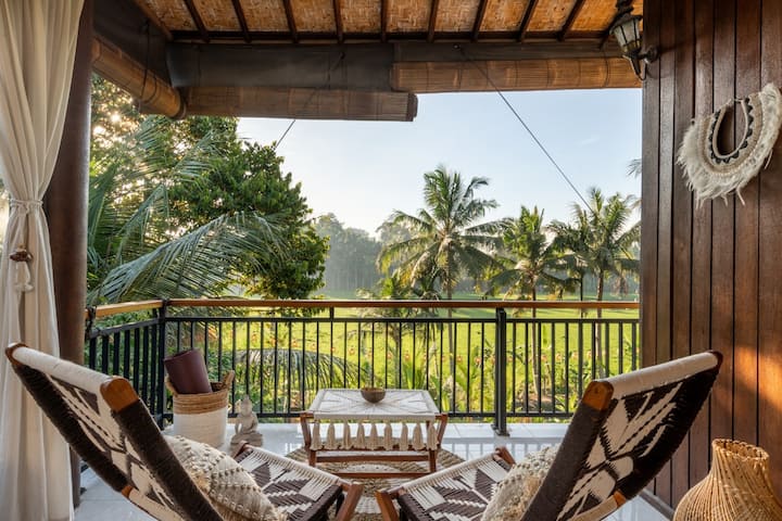 Villa Pool Ricefield,  Jungle View, Familyfriendly - Bali