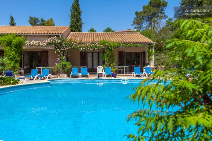 La Cigale5maison Vacancecote D'azur/piscine Chauf - Les Arcs