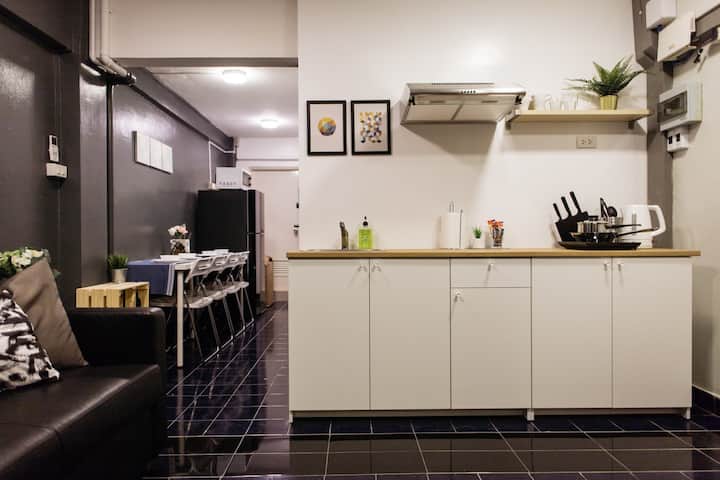 T2 2 Bedrooms 6 Guests Full Kitchen 1 Min To Bts - Bangkok