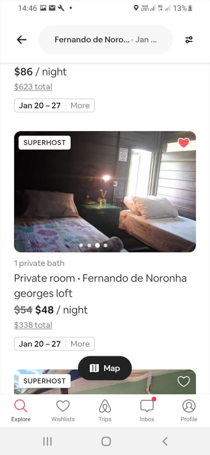 Georges House - Loft 1 - Ilha de Fernando de Noronha